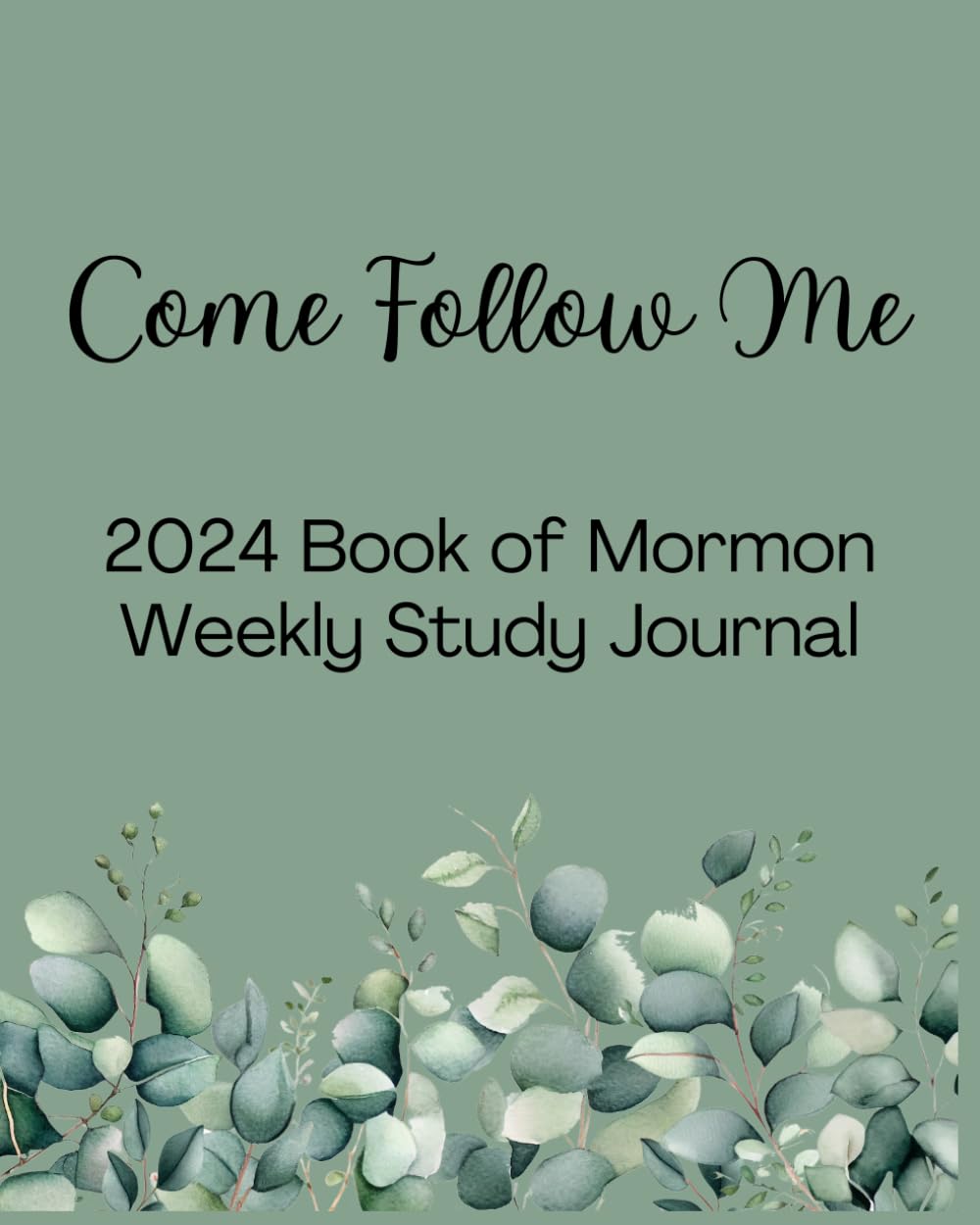 2024 Come Follow Me Lined Book of Mormon Weekly Study Journal with ...