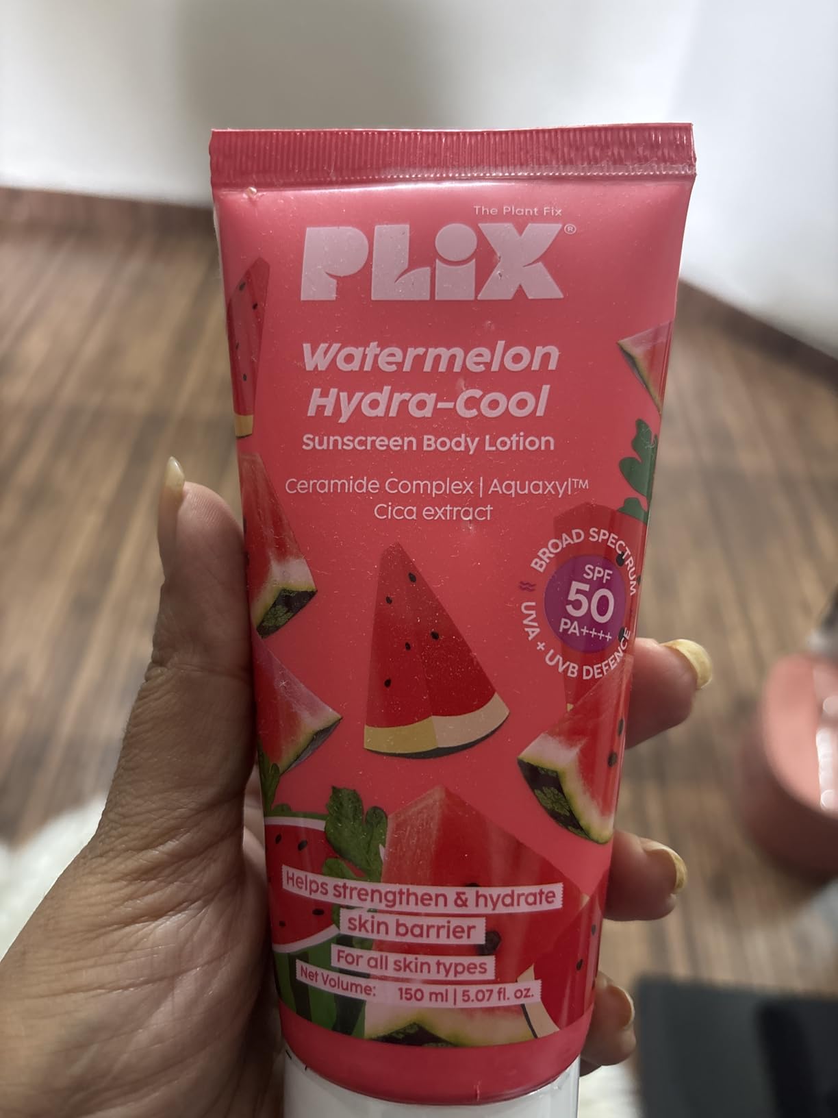 Buy PLIX - THE PLANT FIX Watermelon Hydra-Cool Sunscreen Body Lotion ...