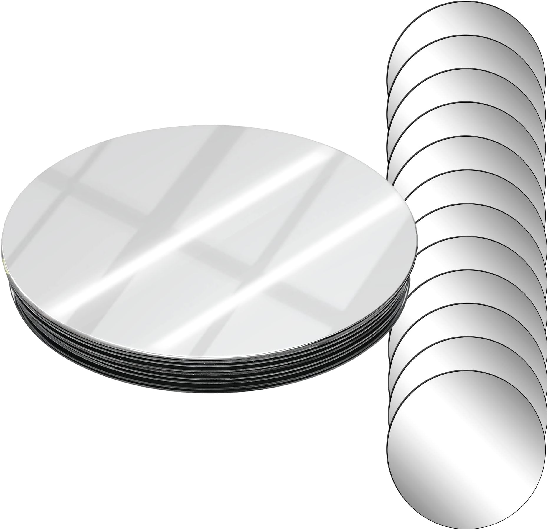 Amazon.com: Balsa Circle 12 pcs 16-Inch Round Glass Mirrors for Wedding ...