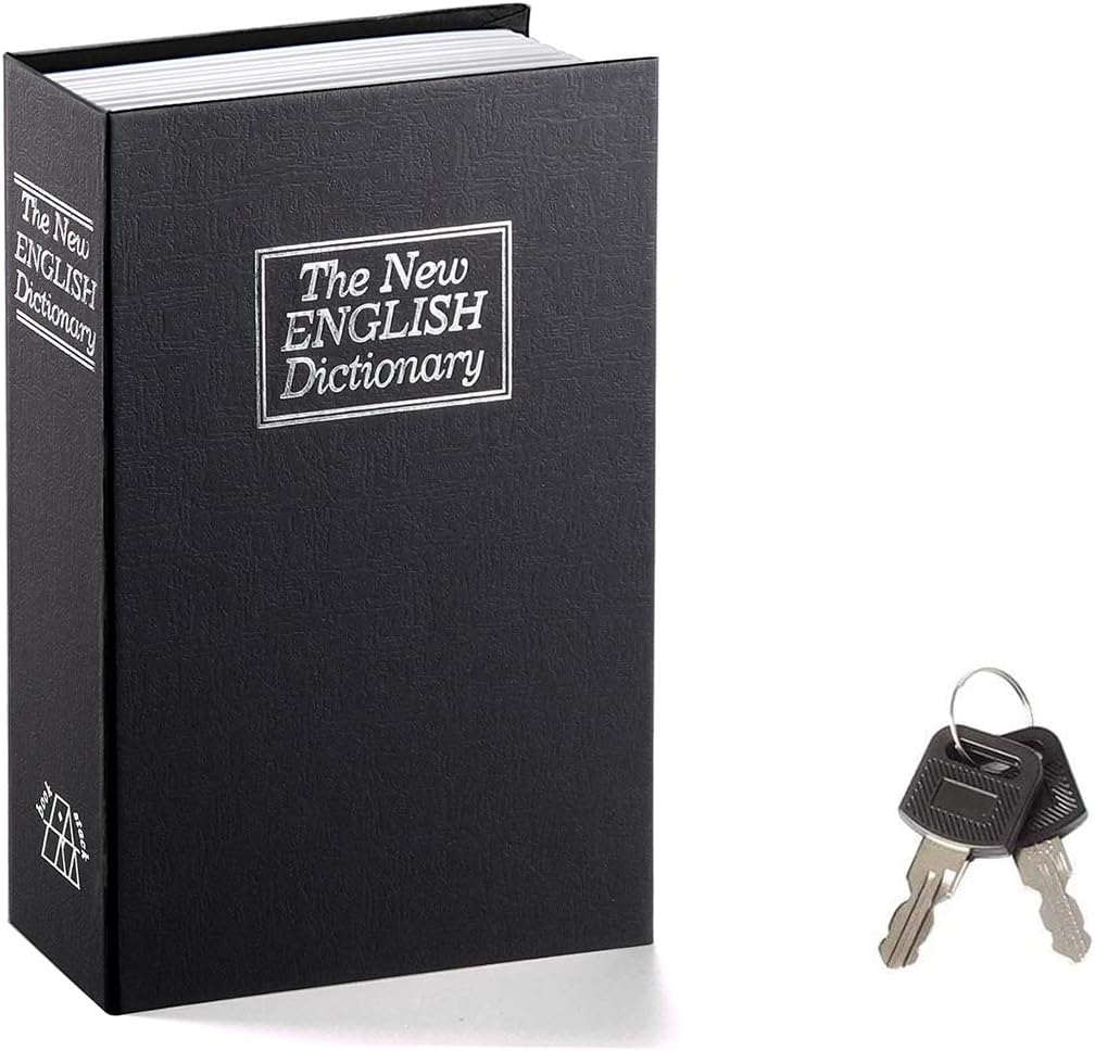 Amazon.com: Book Safe with Key Lock – Jssmst Home Dictionary Diversion ...