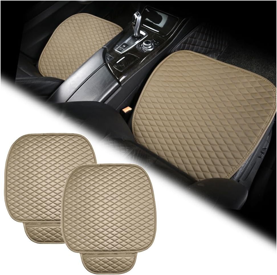 Amazon.com: Car Seat Cover,Soft Leather Car Seat Cushion Pad with ...