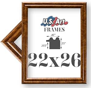 Amazon.com - US Art 22x26 Brown Burl .75 in Wooden Photo Picture Poster ...