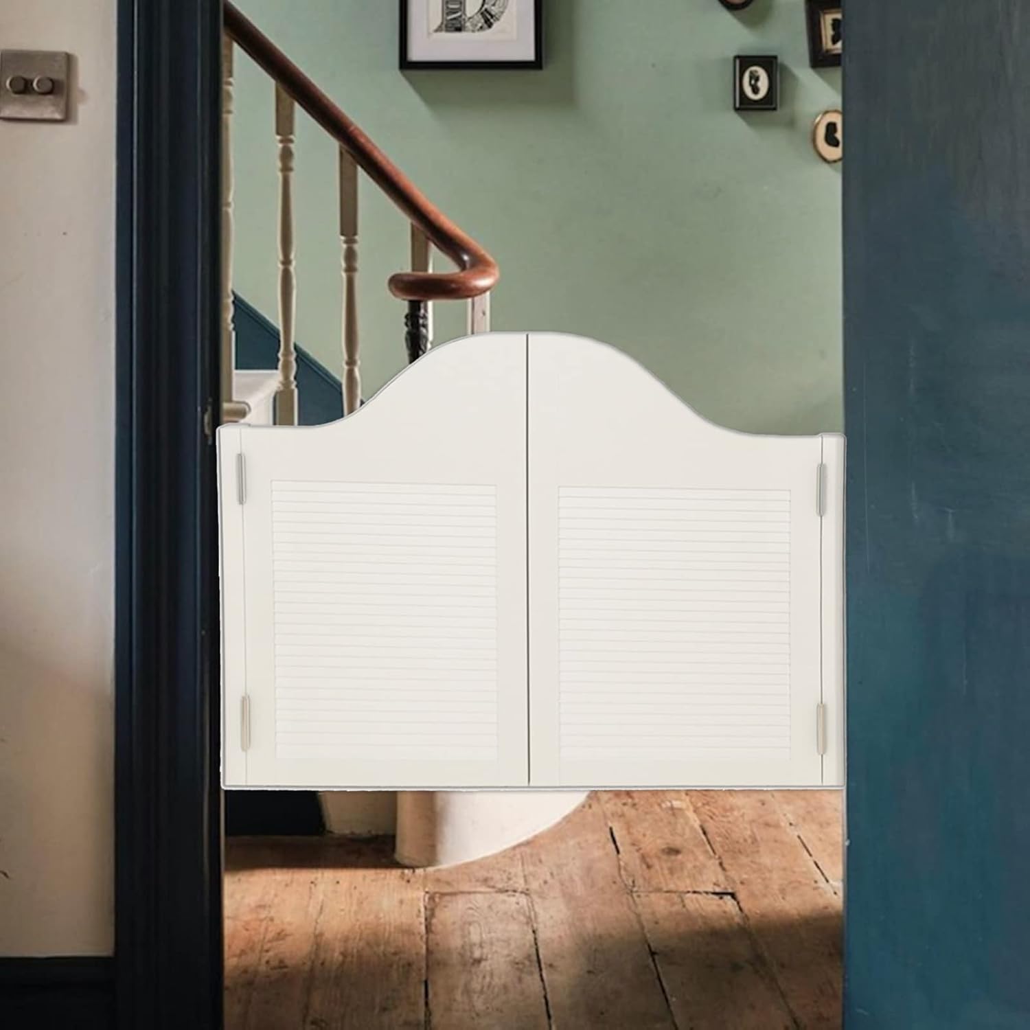 Premade Interior Saloon Café Doors, Swinging Cafe Doors Louvered Door ...