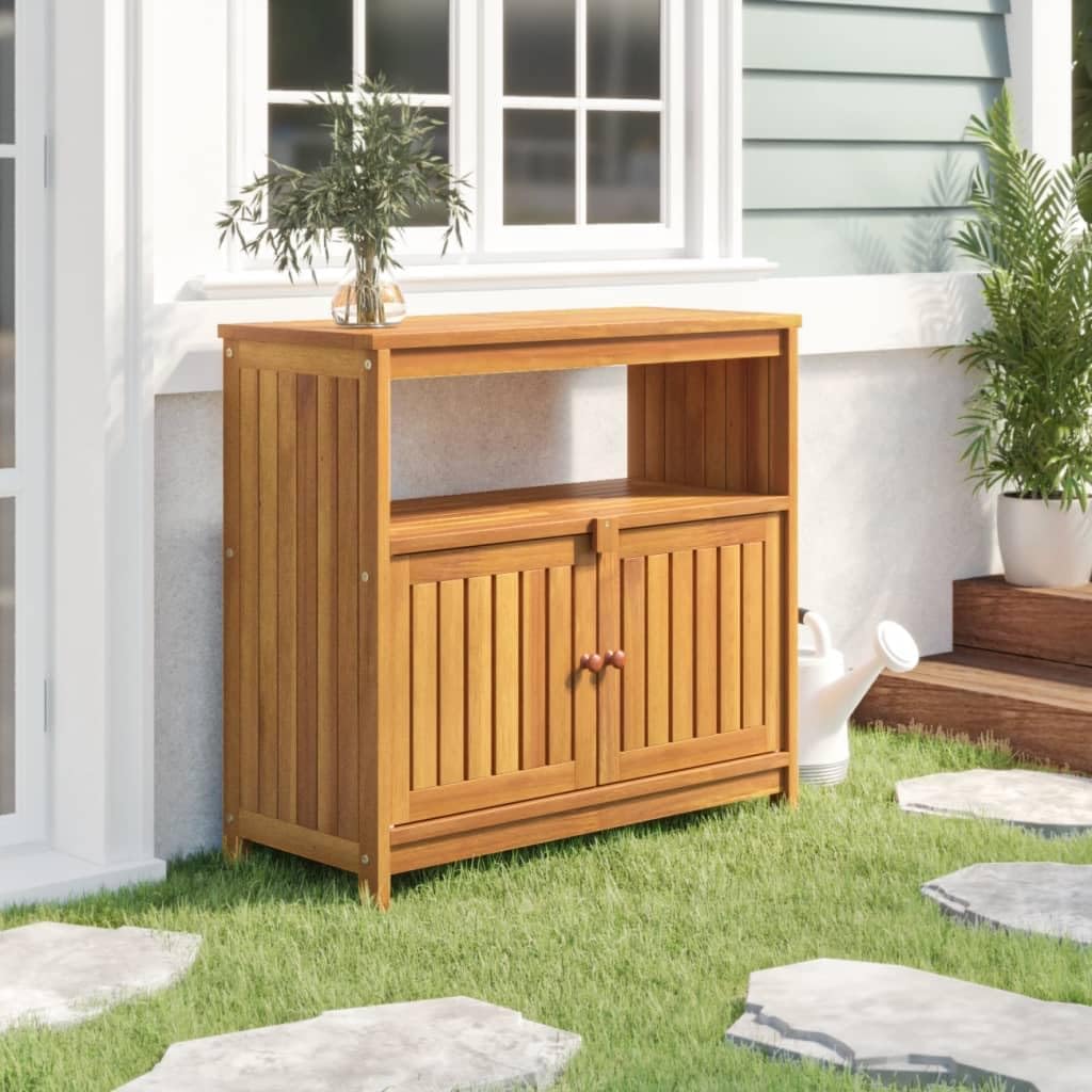Amazon.com: loibinfen Outdoor Storage Cabinet, Patio Console Table ...