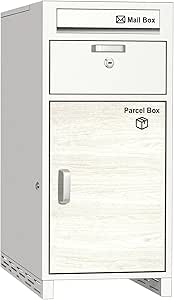 Amazon.co.jp: 【複数投函可能/大容量 140L】 VARNIC 宅配ボックス 宅配BOX 組み立て不要 防水 屋外 置き配 大容量 ポスト付き 郵便受け 簡単設置 両開扉 盗難 ...