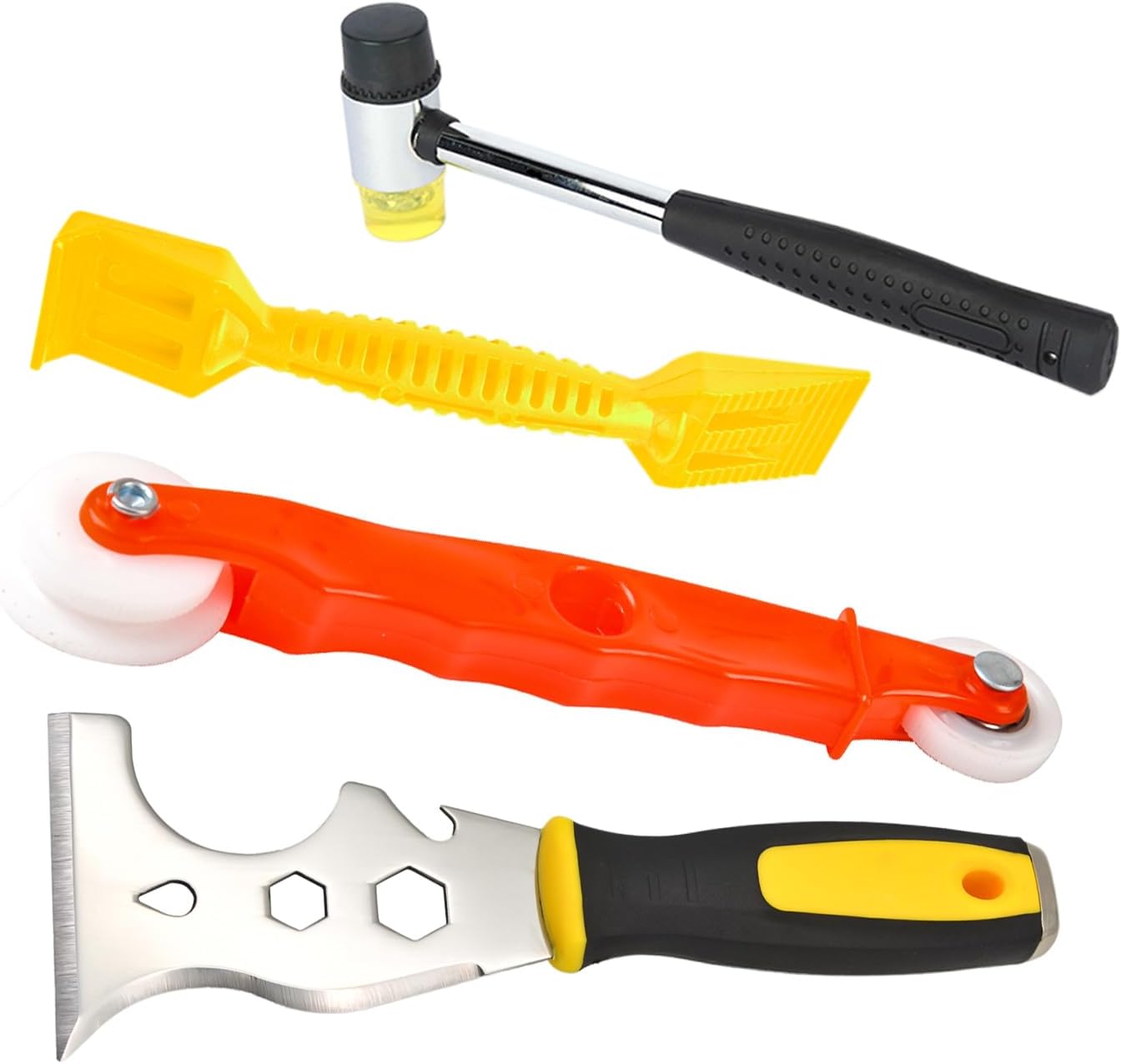 YOYIAG Window Glazing Tool Kit: 4 pcs Glazing Tools, Multi-Functions ...