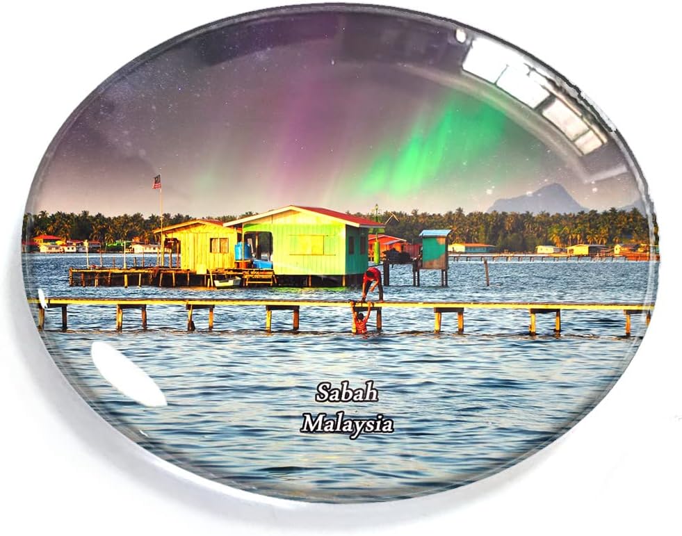 Amazon.com: Sabah Malaysia Magnet Fridge Refrigerator Freezer Magnet ...