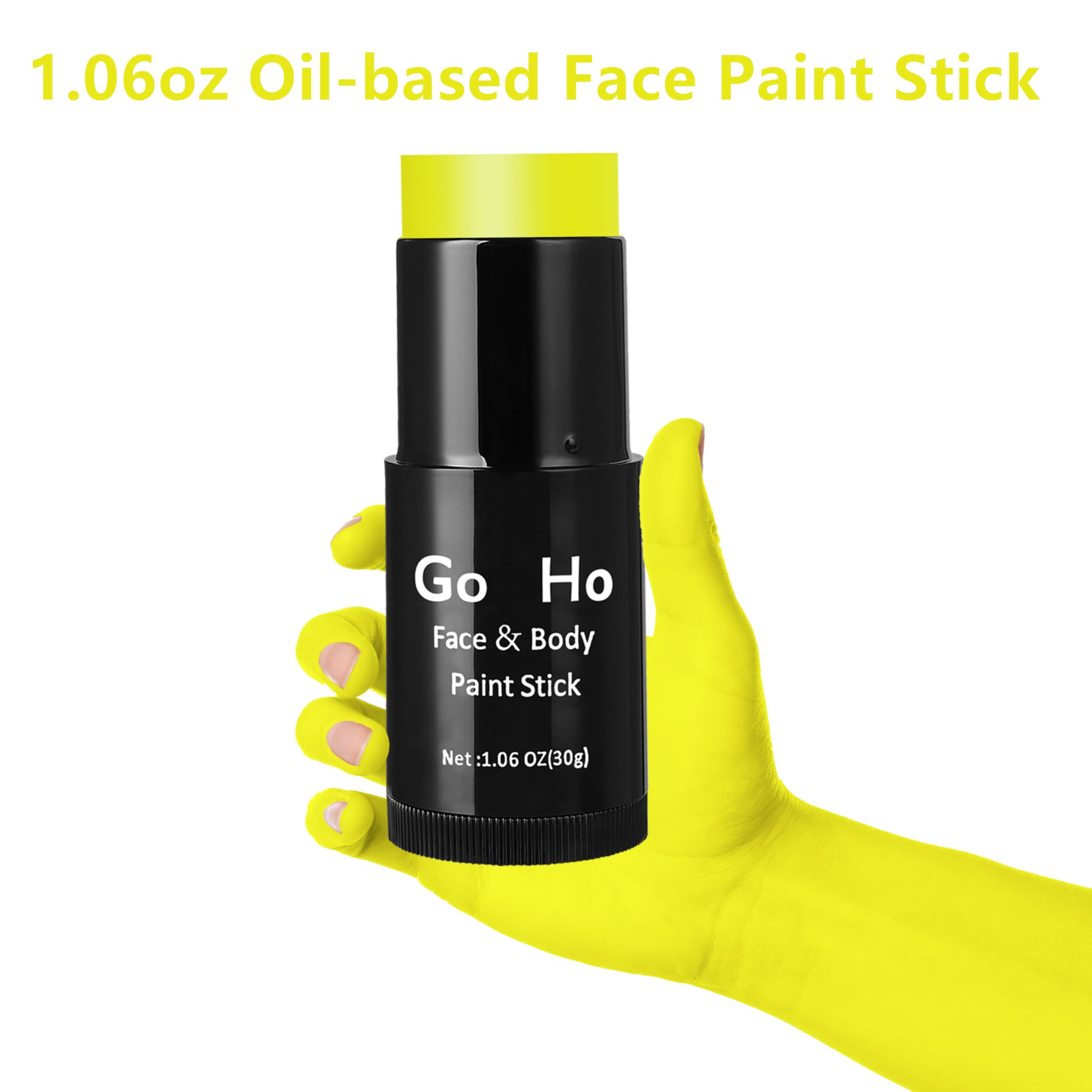 Snapklik.com : Go Ho Cream-Blendable Lemon Yellow Face Paint Stick