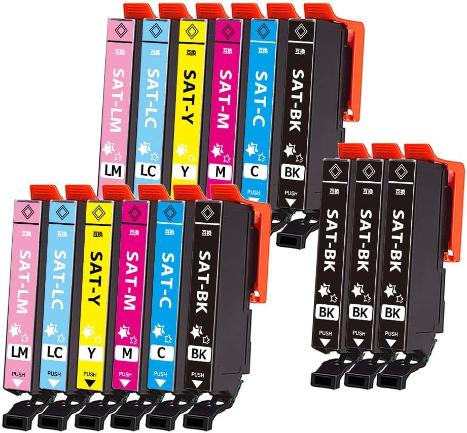 Amazon.co.jp: エプソン用 SAT-6CL「 さつまいも 」互換インクカートリッジ（5BK/2C/2M/2Y/2LC/2LM ...
