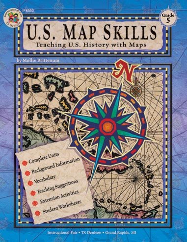 Amazon | U.s. Map Skills, Grade 5 | Instructional Fair | United States
