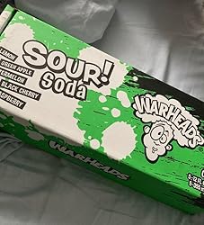 Amazon.com : WARHEADS SODA - Sour Fruity Soda with Classic Warheads ...