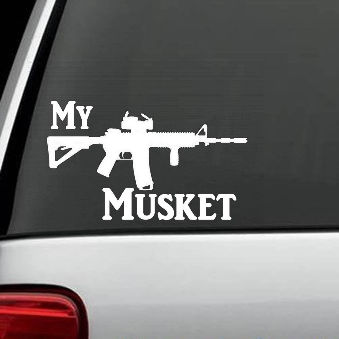 Amazon.com: F1024 My Musket Assault Decal Sticker : Arts, Crafts & Sewing