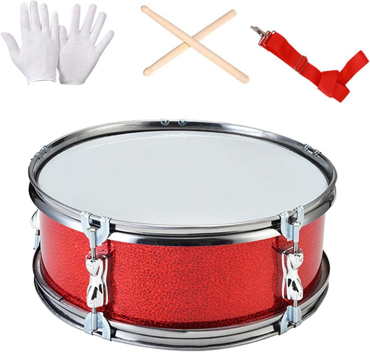 Amazon.com: 11inch Snare Drum with Adjustable Strap Professional ...