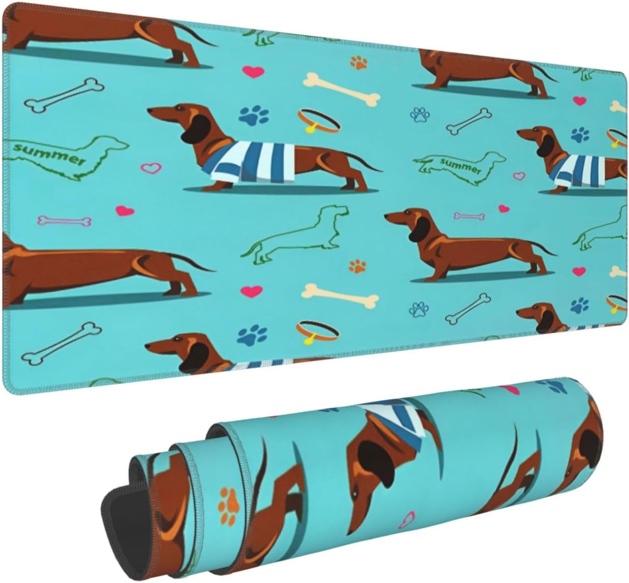 Amazon.com: Large Mouse Pad Dachshund Dog Mouse Pads, XXL Extended ...