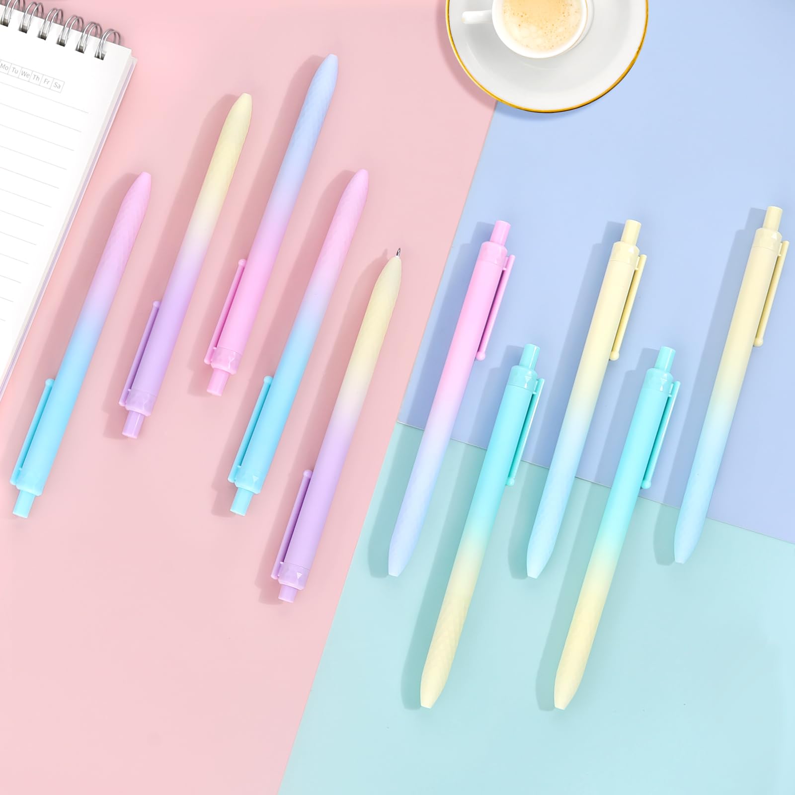 Snapklik.com : SUNEE Retractable Gel Ink Pens, 10 Pcs Black Ink 0.5mm ...