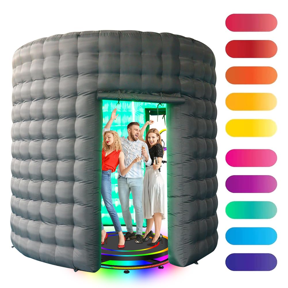 Amazon.com: 360 Photo Booth with LED Light Strip Suitable for 360 Photo Booth Machines Take ...