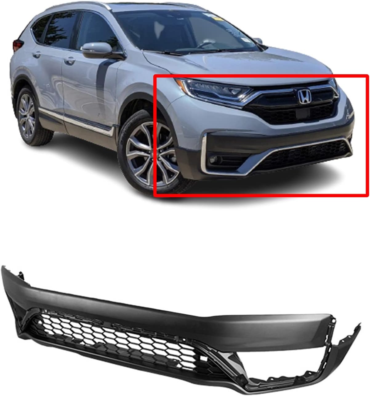 Amazon.com: FitParts Compatible With Front Lower Bumper Cover 2020 2021 2022 Honda CR-V 20 21 22 ...
