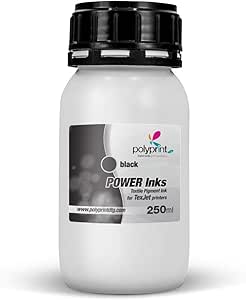 Polyprint Encre Power Inks (Noir, 250ml) : Amazon.fr: Informatique