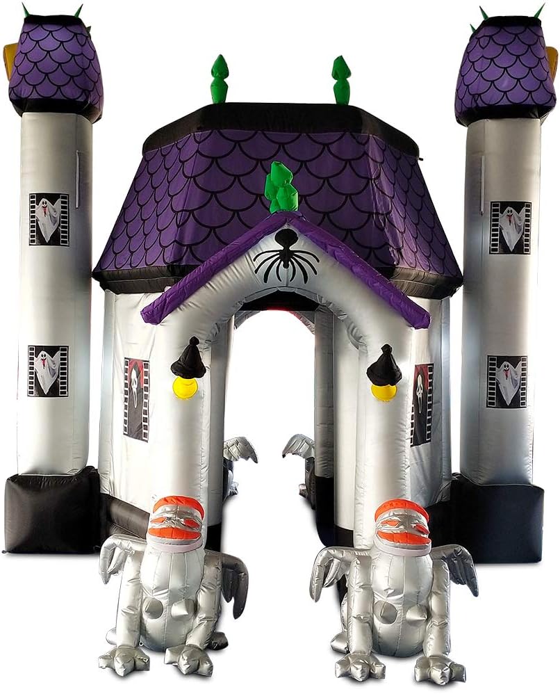 Amazon.com: Sayok 13.12ft Tall Inflatable Halloween Haunted House with ...