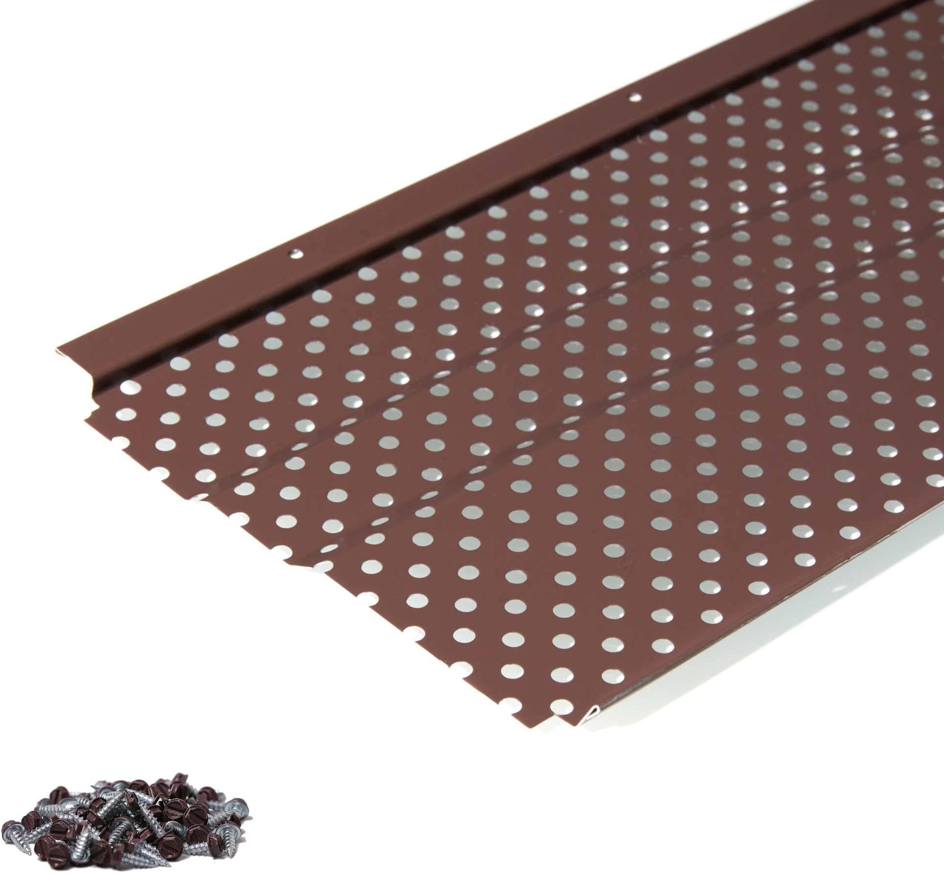 Amerimax Home Products 636025 Lock-In Gutter Guard, Black, 25 Count ...