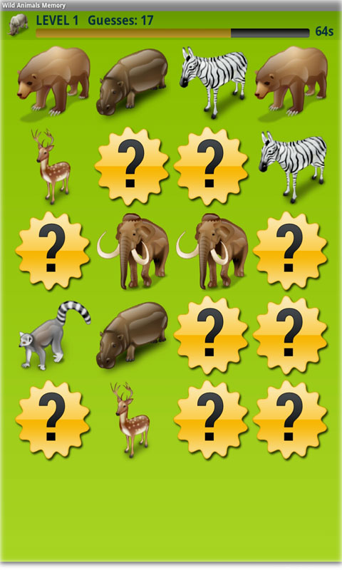Wild Animals Match-Up Game:Amazon.com:Appstore for Android