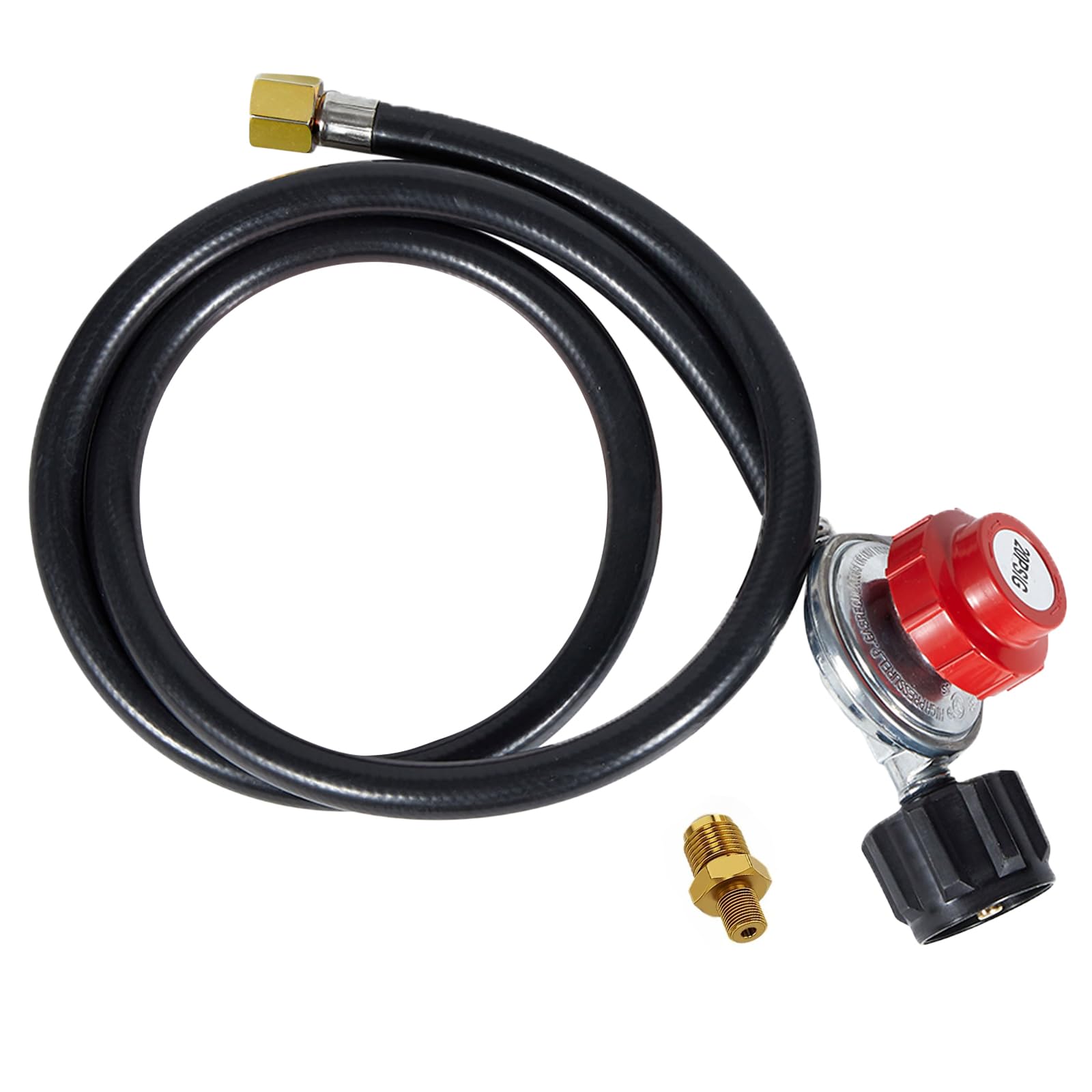 Amazon.com : BESTFIRE Adjustable Propane Hose with Regulator, 4 Feet ...