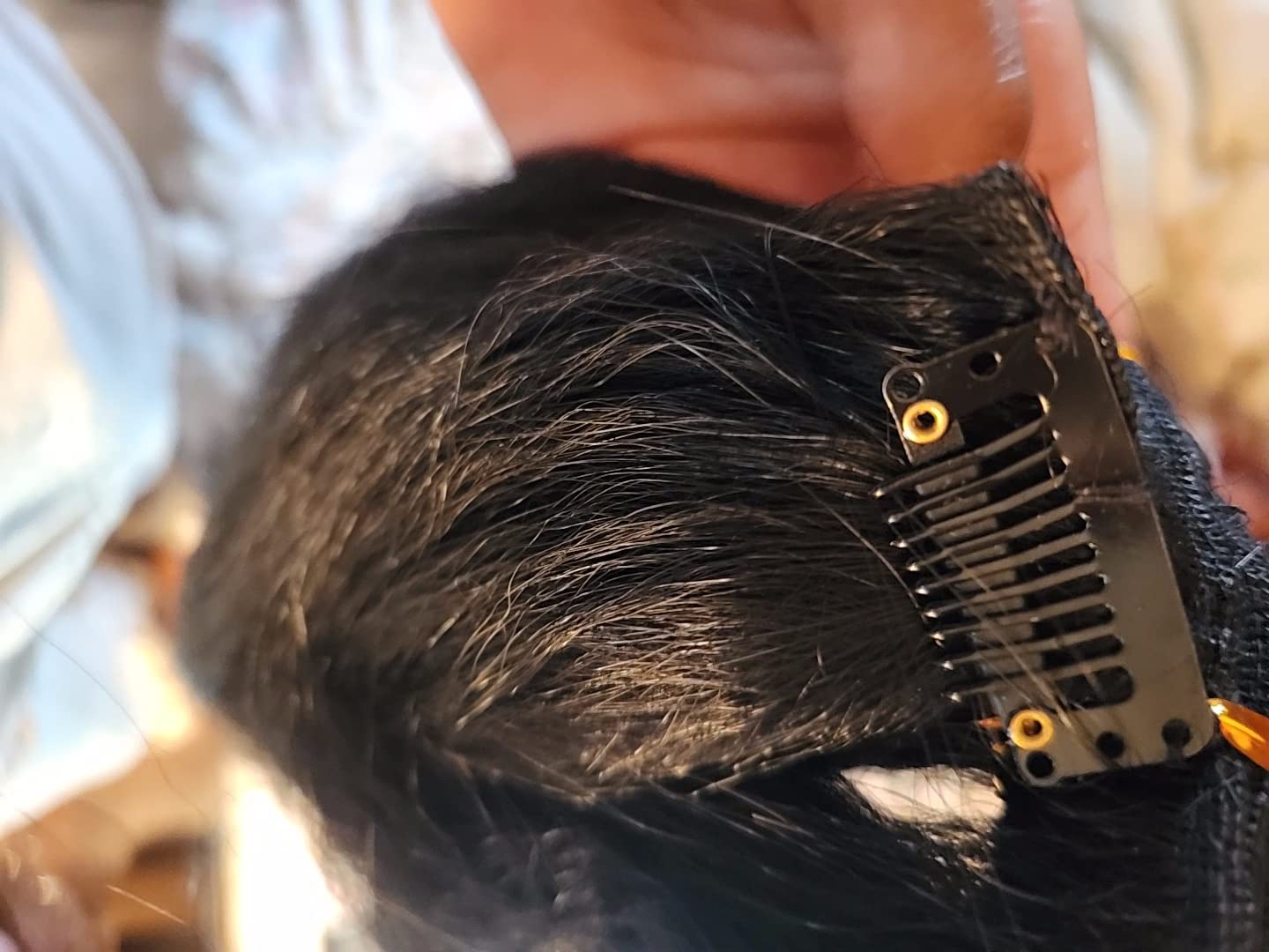$4/mo - Finance FANCEE Kinky Straight Clip in Hair Extensions for Black ...