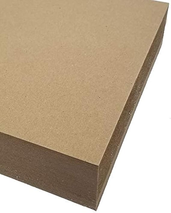 Amazon.com: Chipboard- 8.5"x11" 22pt (100 Sheets) - 100% Recycled- Made ...