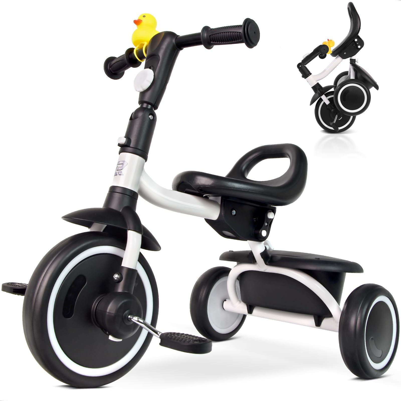 Amazon.com: Toddler Tricycle for 18 Months to 5 Years, Foldable ...