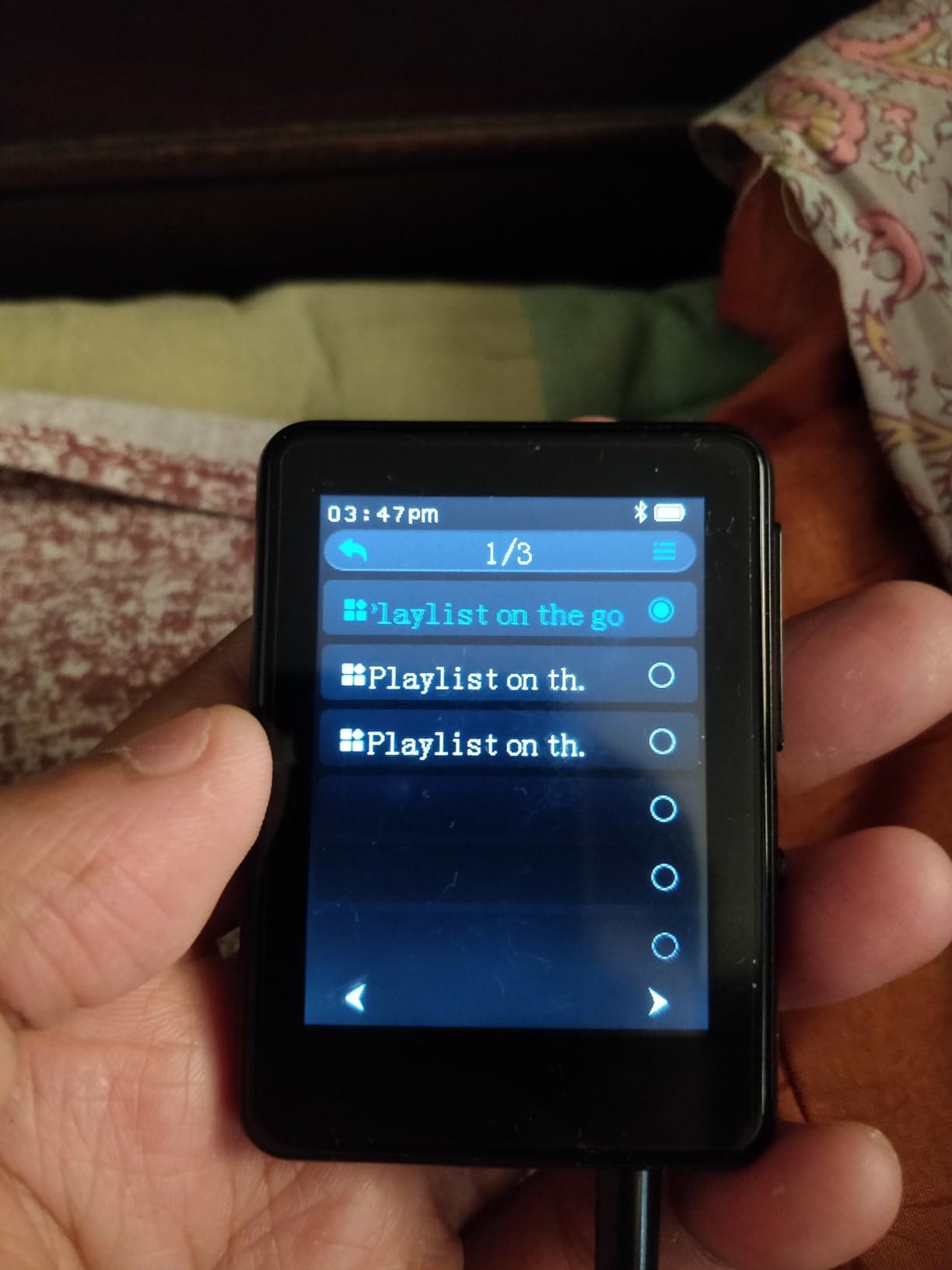 AUDIOCULAR M31 16GB Portable Mp3 Music Player with Bluetooth, 2.4” LCD ...