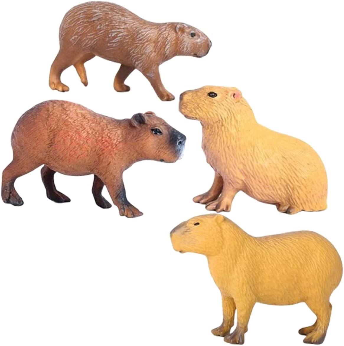 Amazon.com: Toddmomy Simulation Capybara Model Kids Crafts Home Decor ...