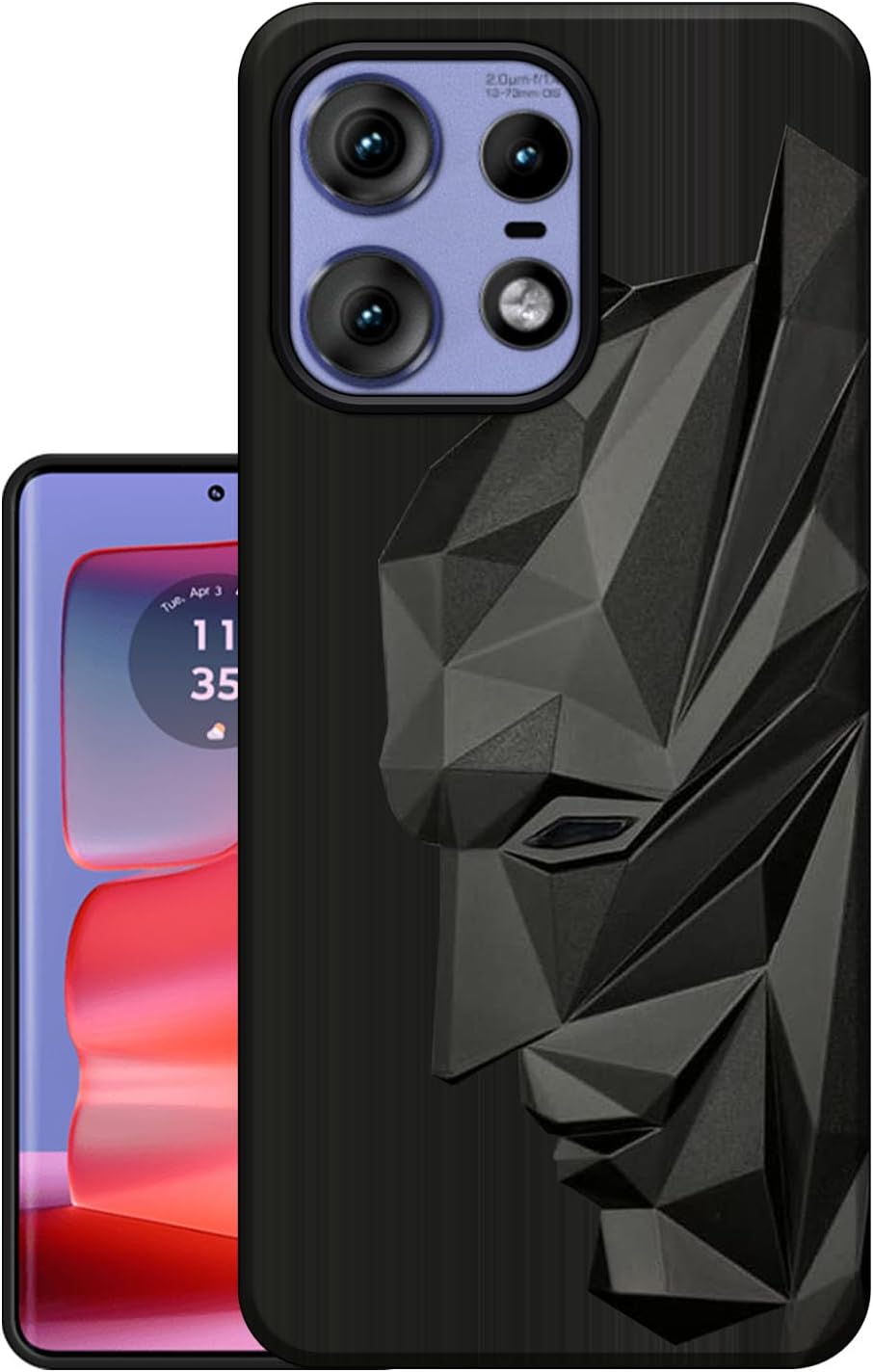 Hupshy Motorola Edge 50 Pro 5G Back Cover | Hybrid Shock Proof Case ...