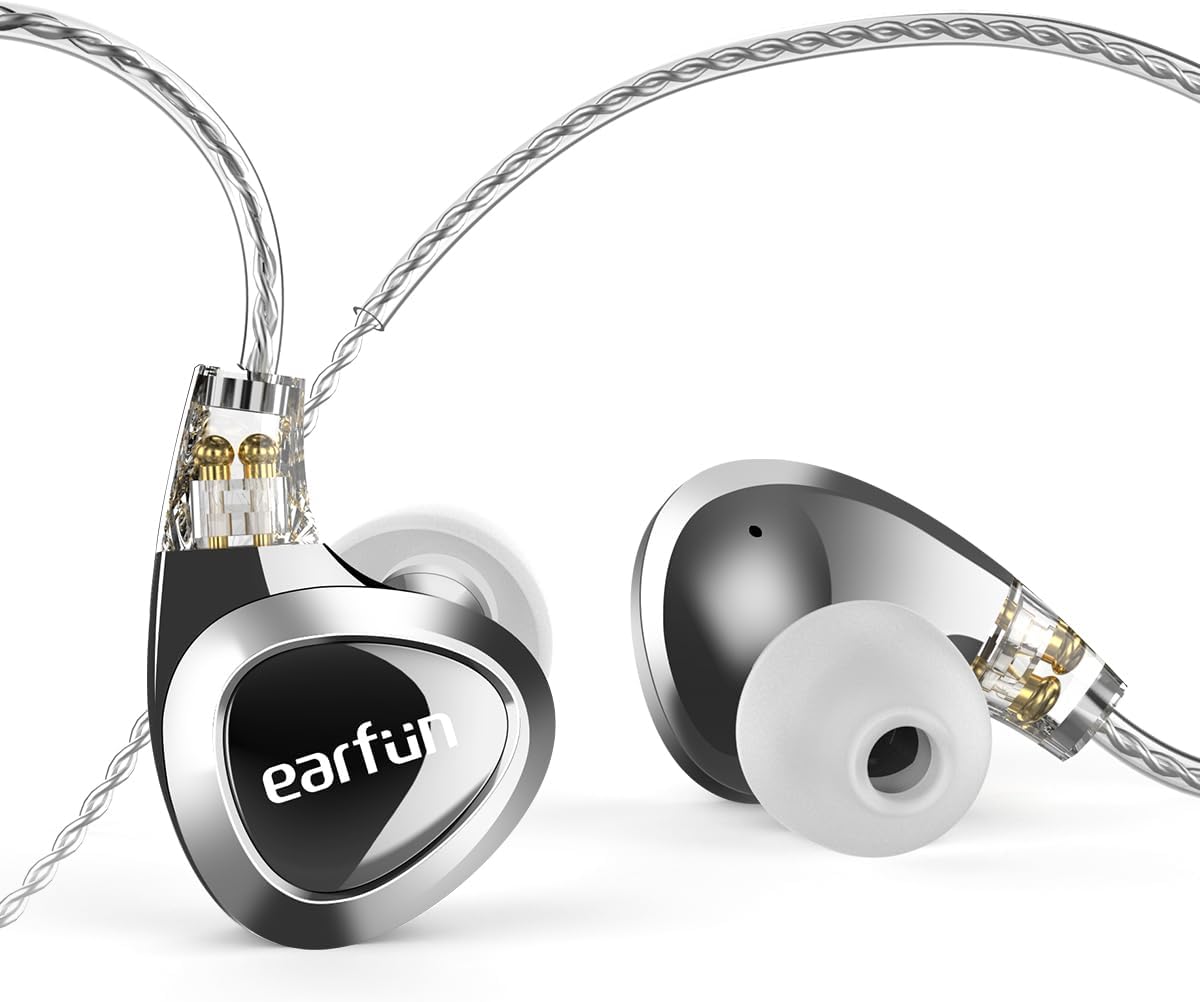 Amazon.com: EarFun EH100 in-Ear Audiophile Headphones, Hi-Res 2DD+1BA ...
