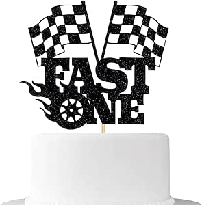 Amazon.com: Fast One Cake Topper-1st Birthday - Topper For Photo Booth ...
