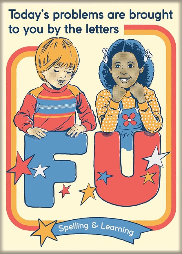Amazon.com: Ata-Boy Steven Rhodes Brought to You by FU 2.5" X 3.5 ...