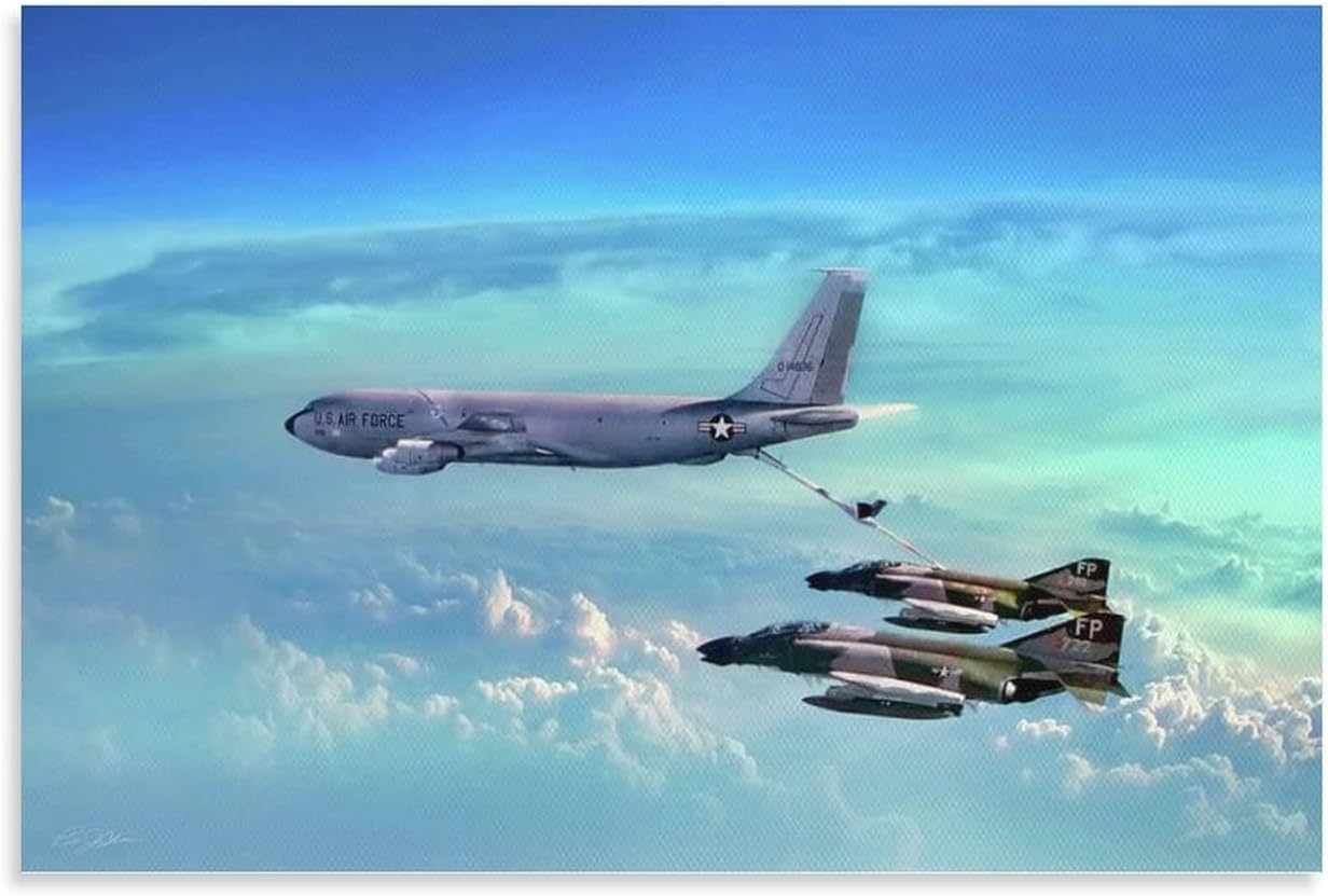 Amazon.com: Jigsaw Puzzle for Adults -KC-135 Fighter Military Aircraft ...