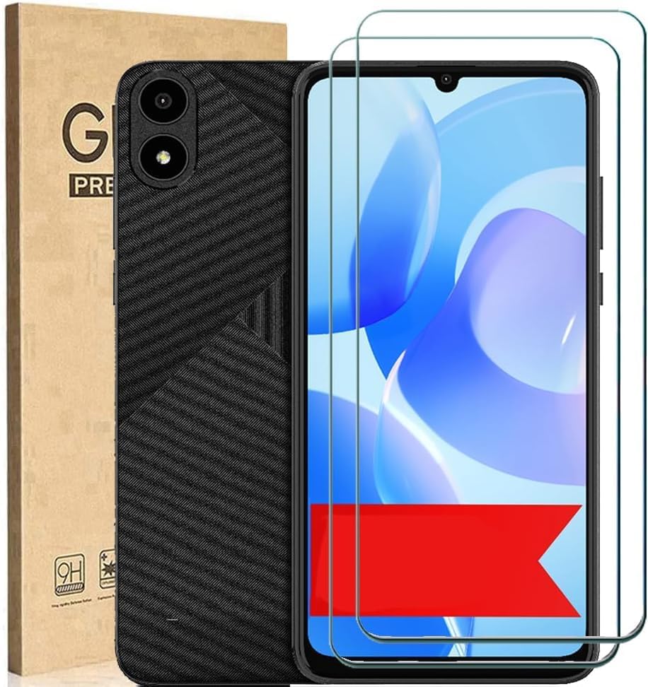 [2 Pack] for AirVoice A67L Tempered Glass Screen Protector, HD Clear 9H ...