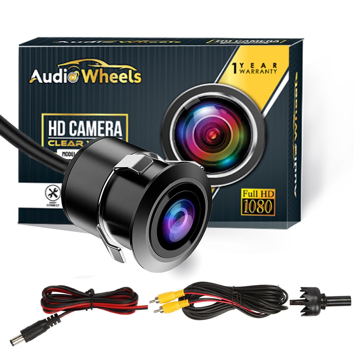 Buy Audio Wheels Fish Eye Full HD Wide-angle car Reverse view Rear ...