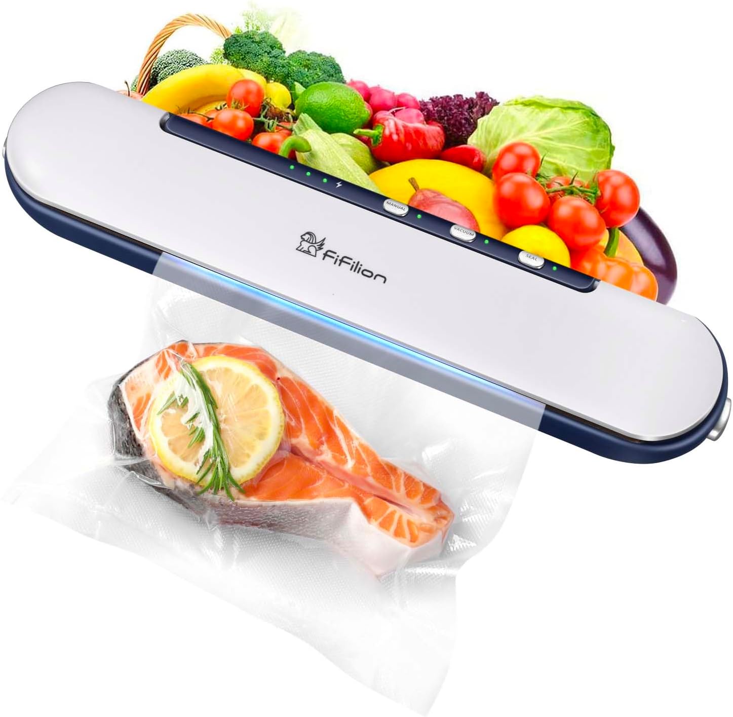 Amazon.com: EconoHome Cordless Food Vacuum Sealer Machine - Rechargeable & Portable Sous Vide ...