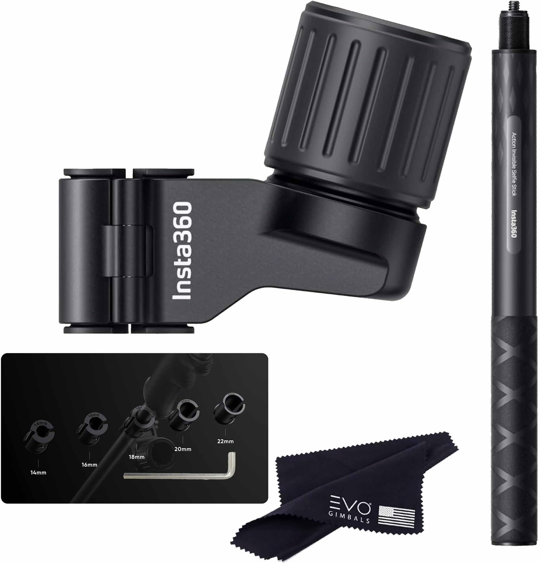 Amazon.com : Insta360 Ski Pole Mount for Action Cameras, compatiable ...