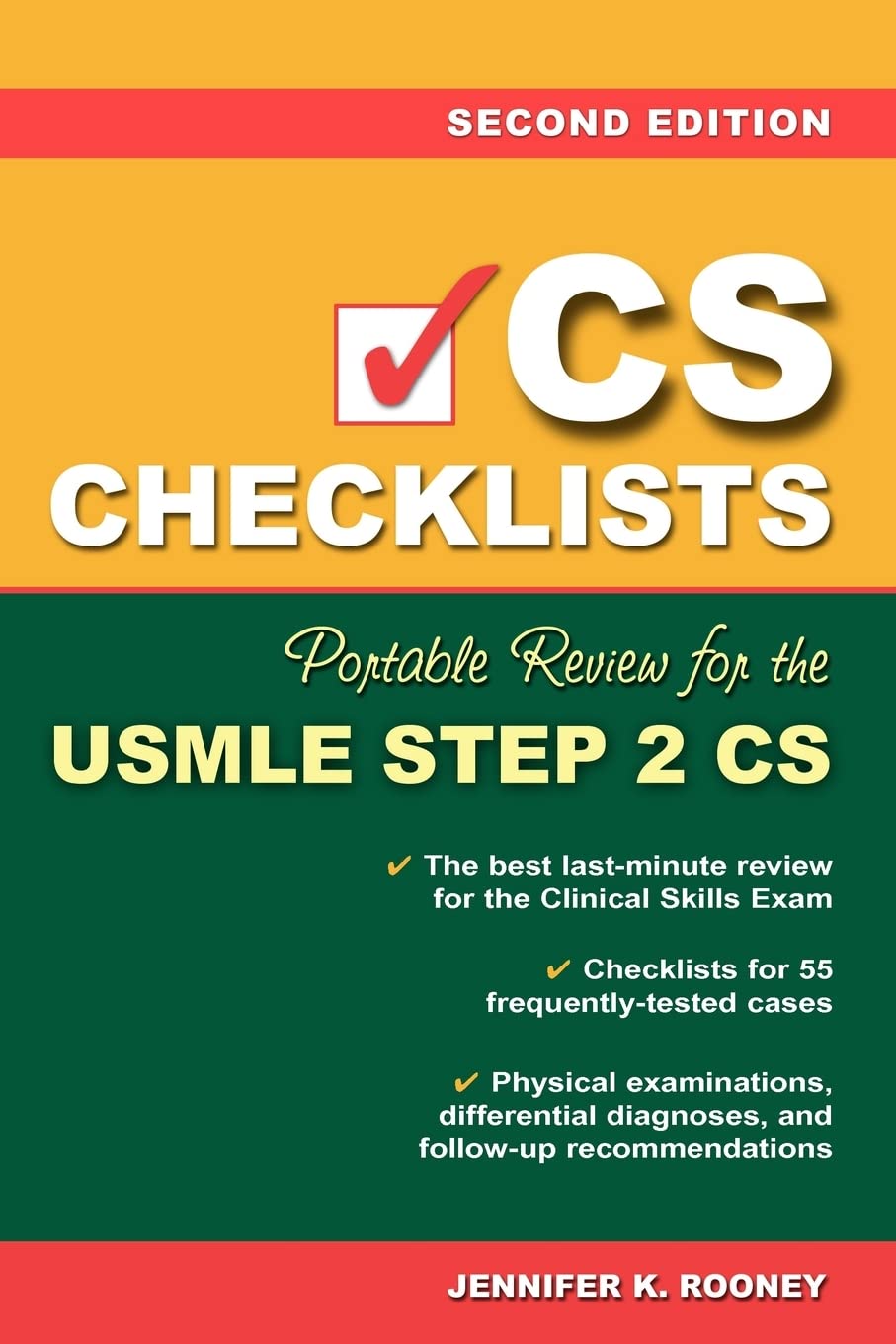 CS Checklists: Portable Review for the USMLE Step 2 CS, Second Edition ...