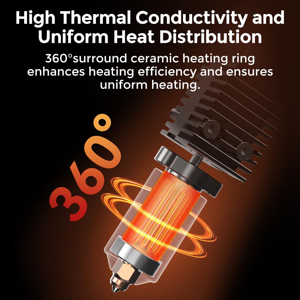 Snapklik.com : Creality Official K2/K2 Pro Hotend Kit, Ceramic Heating ...