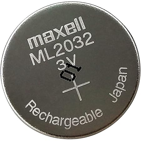 Amazon.com: Maxell ML2032 2032 Lithium Rechargeable Coin Cell 1 Battery ...