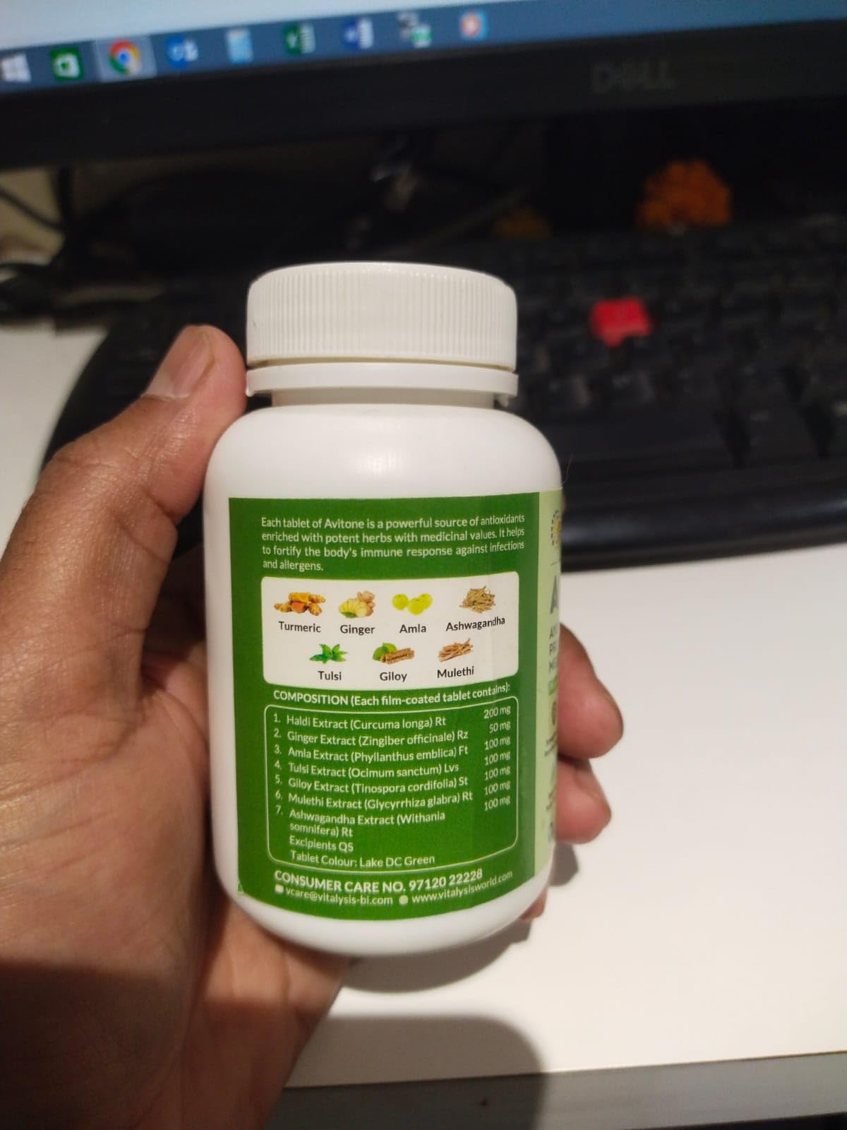 Buy Vitalysis Avitone Ayurvedic Immunity Booster (30 Tablets) Online at ...