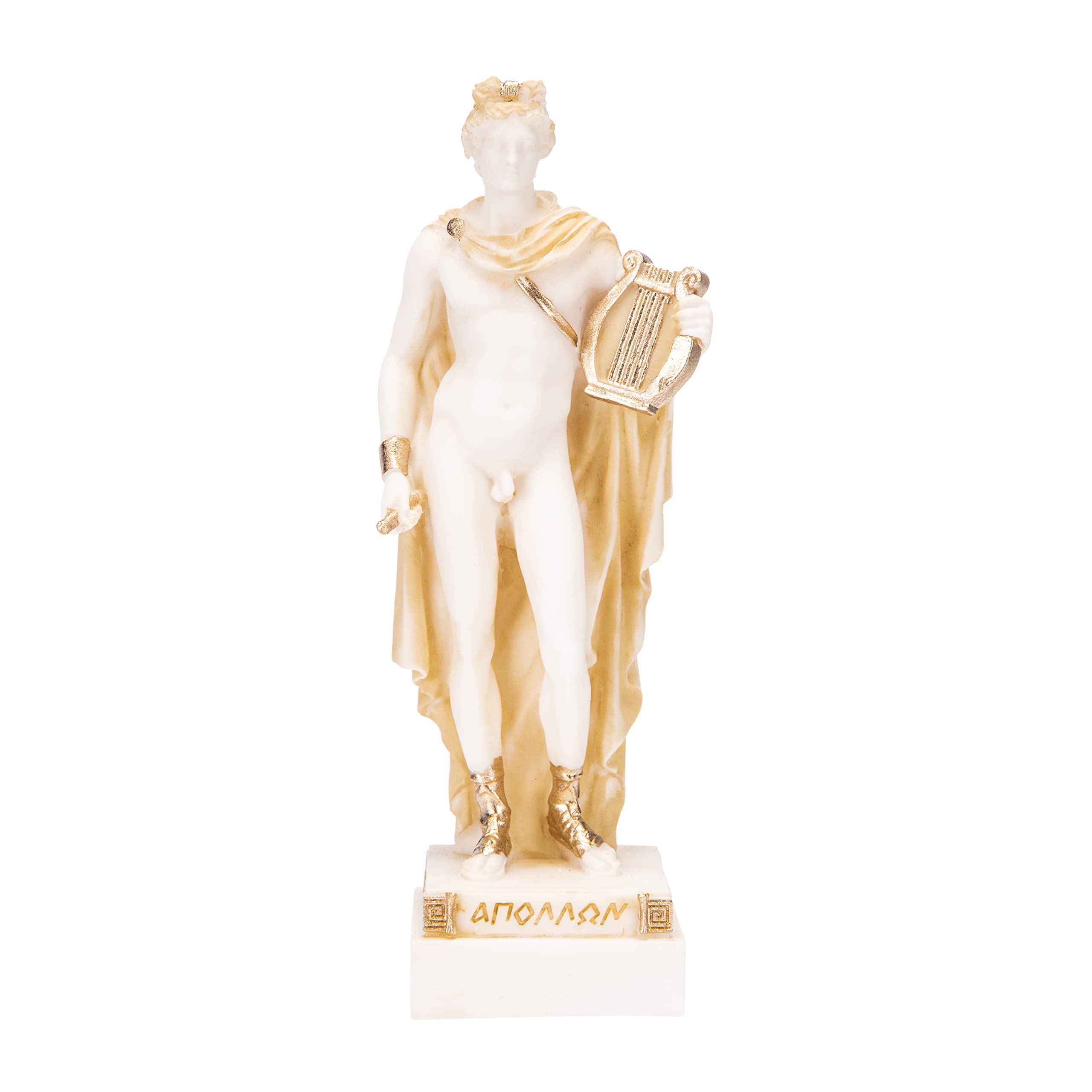 Amazon.com: BEAUTIFUL GREEK STATUES Apollo God Of Music Poetry Art Gold ...