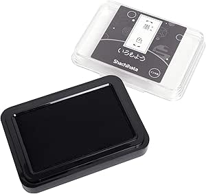 Amazon.co.jp: Shachihata HAC-1-K Iromoyo Ink Pad, Sumi-Iro (Black) : Office Products