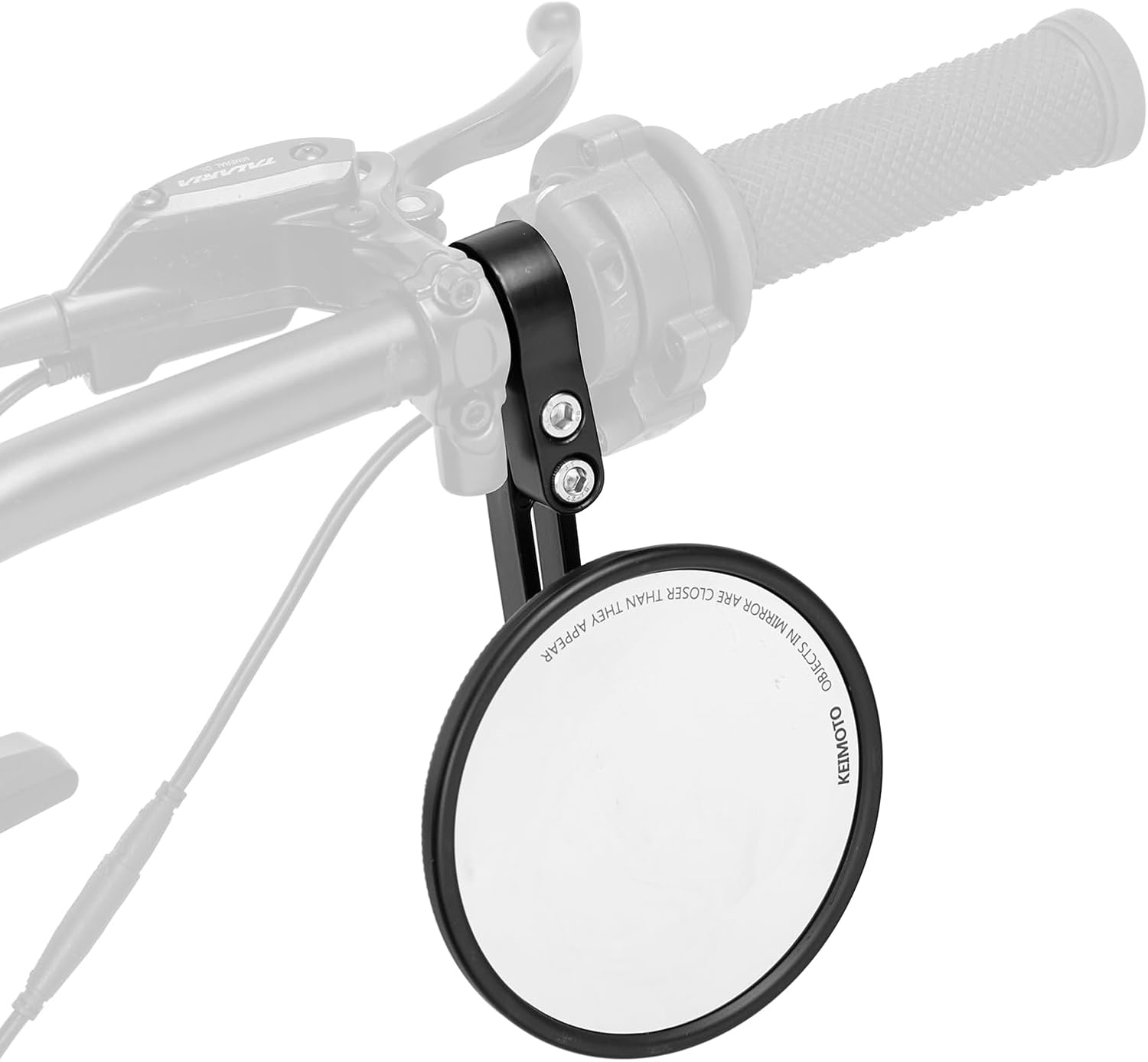 Amazon.com: KEMIMOTO Motorcycle Rear View Mirror, Billet Aluminum Bar ...