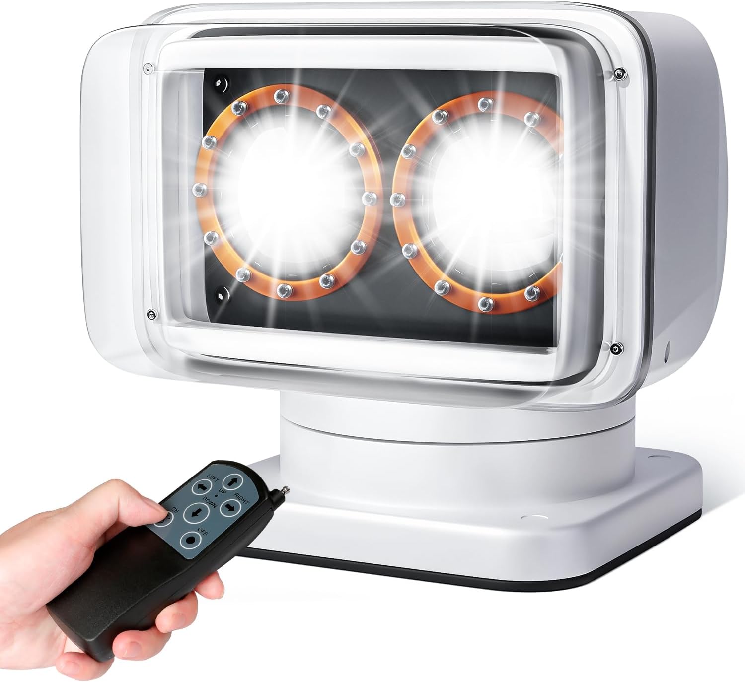 Amazon.com: KORKIE Remote Spot Lights for Trucks, Auto-Reset 360 ...