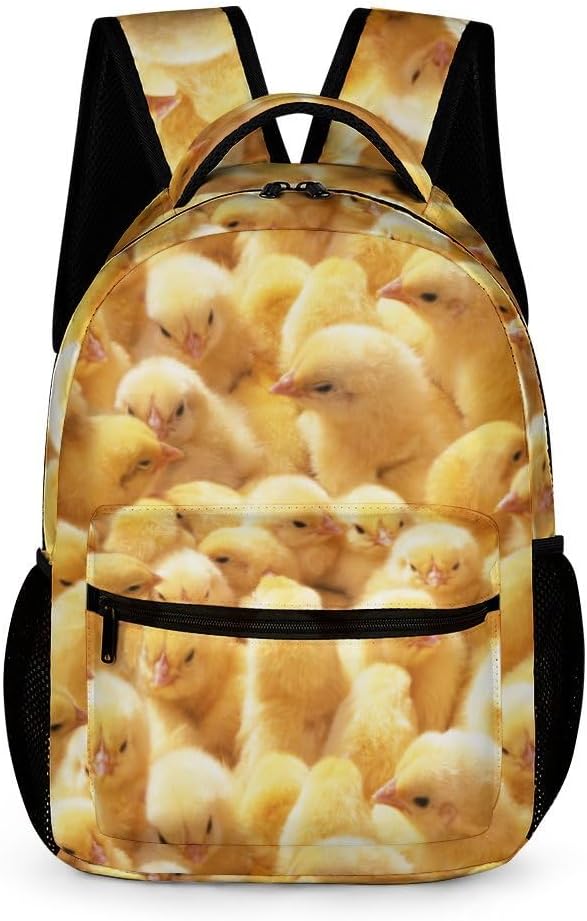 Amazon.com | GNEW Cute Chicken Backpack for Kids, Kawaii Yellow Chicks ...