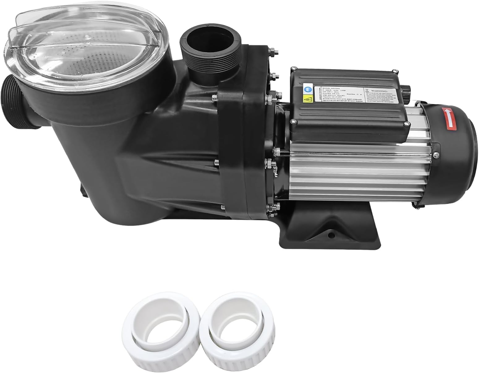 Amazon.com: Togarhow 2.5HP Swimming Pool Pump Motor Above Ground ...